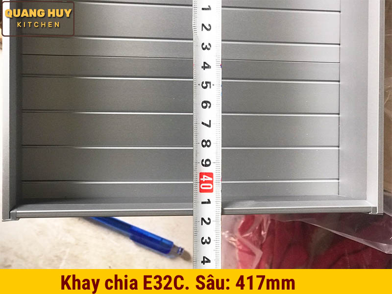 Khay chia thìa dĩa nhôm mạ PVD cao cấp đa dạng kích thước
