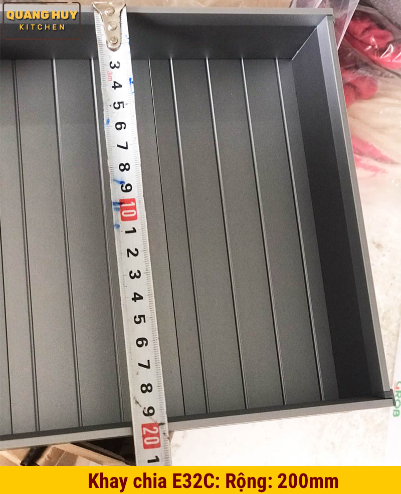 Khay chia thìa dĩa nhôm mạ PVD cao cấp đa dạng kích thước